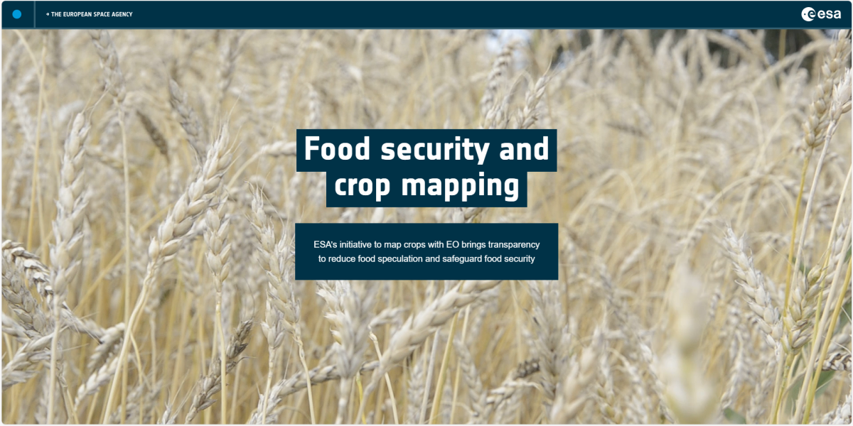 Food Security and Crop Mapping: Building a Better Picture of Global Cropland | WorldCereal